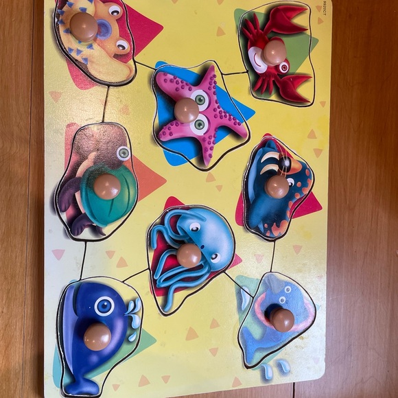 Toys | Colorful Ocean Animal Puzzle For Kids | Poshmark